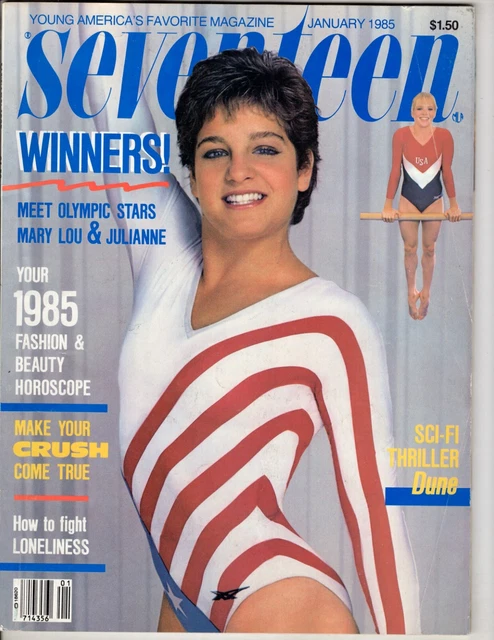 SEVENTEEN MAGAZINE JANUARY 1985 Mary Lou Retton Julianne McNamara Dune ...