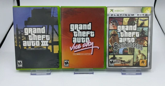 GRAND THEFT AUTO Vice City and GTA 3 The Xbox Collection Edition & San ...