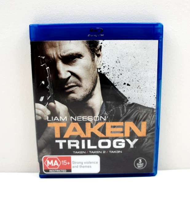 TAKEN TRILOGY 1 2 3 Blu Ray Liam Neeson 3 Disc Set Region B - Free ...