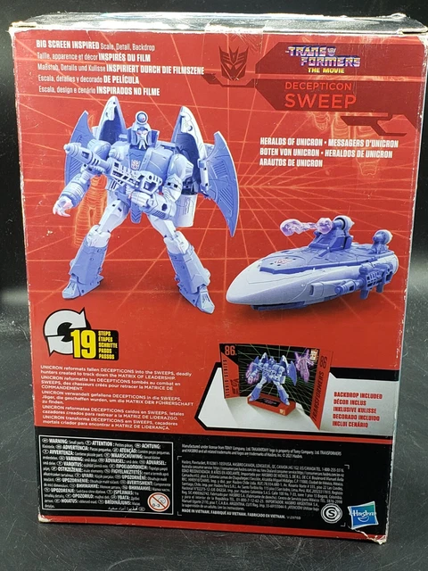 TRANSFORMERS THE MOVIE Studio Series Decepticon Sweep 86 $34.99 ...