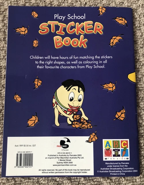 PLAY SCHOOL STICKER Activity Book Colour Puzzles Stories Stickers Craft ...