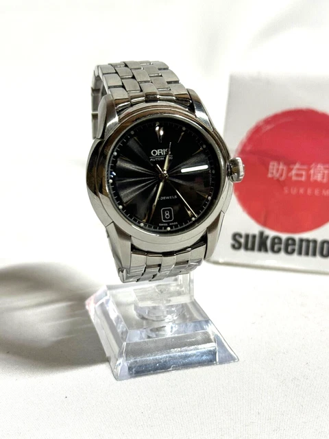 ORIS 7544 ARTELIER Automatic 25J Black Dial Mens Watch 38mm Swiss Made ...