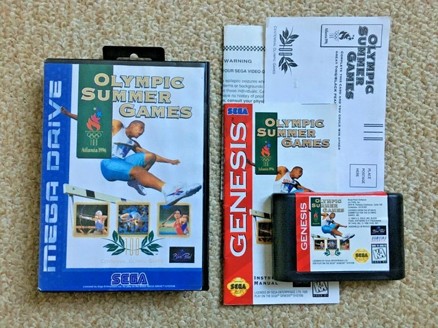 MEGA DRIVE OLYMPIC Summer Games, FACTORY ERROR GENESIS PACK, TESTED ...