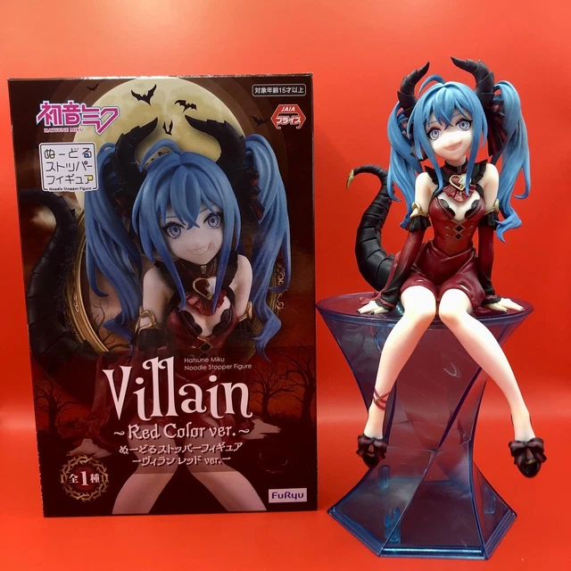 HATSUNE MIKU FIGURE FuRyu Noodle Stopper Villain Red Colour Version ...