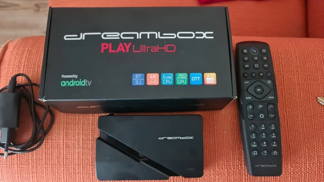 DREAMBOX PLAY ULTRAHD 4K UHD Android TV 11 IP-Receiver black Dual WiFi ...
