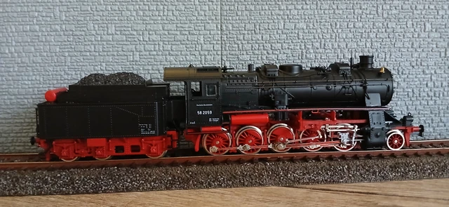 ROCO SPUR H0 4112 Dampflok BR 58 2059 der DB Analog in OVP EUR 52,00 - PicClick DE