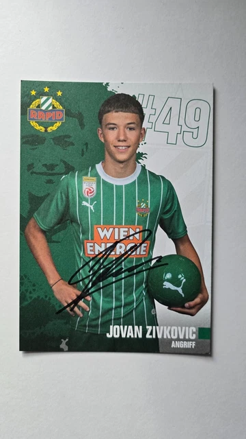 JOVAN ZIVKOVIC, ÖSTERREICH, Rapid Wien, original Autogramm EUR 3,00 ...