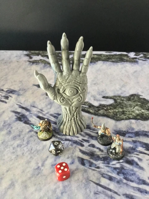 DREAD LICH HAND 3d printed Character Props for D&D Pathfinder RPG ...