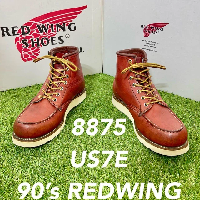 RED WING BOOTS 8875 Dog tag US:7E Leather Reddish brown 029184d £349.39 ...