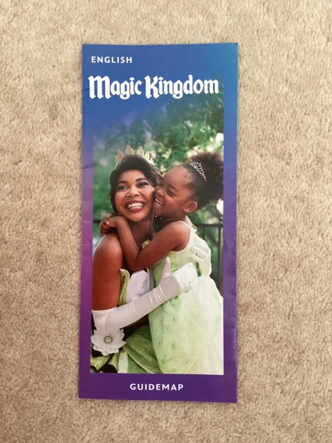 DISNEY MAGIC KINGDOM Park Map Walt Disney World Guide Map £1.75 ...