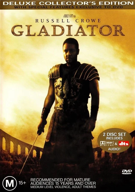 GLADIATOR DVD DELUXE Collectors Edition - Russell Crowe $7.99 - PicClick AU