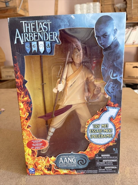 THE LAST AIRBENDER Aang Avatar Spinning Staff Lights Up Nickelodeon ...