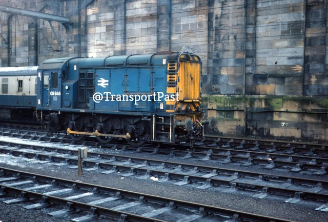 BRITISH RAILWAYS CLASS 08 Shunter 08 844 - 35mm Photographic Slide c/w ...