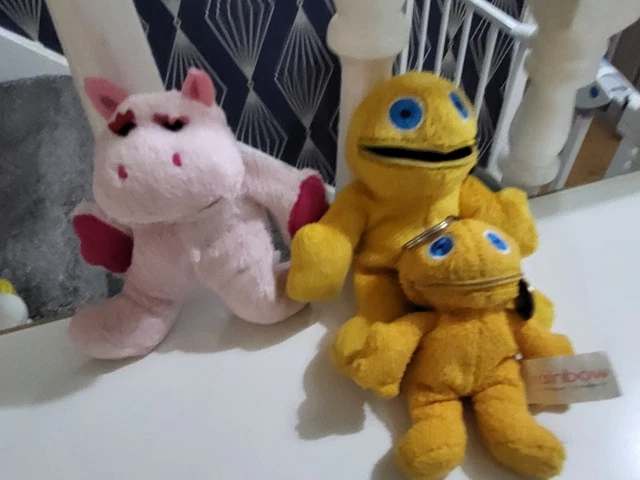 RARE RAINBOW ZIPPY Characters PLUSH TOY KEY RING KEY FOB VINTAGE £7.30 ...