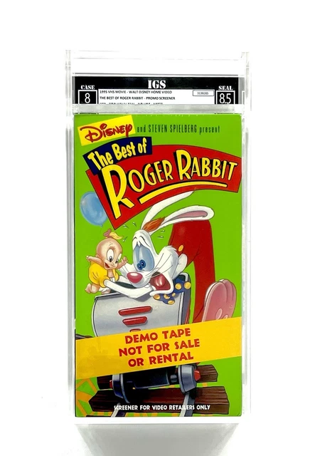 DISNEY THE BEST of Roger Rabbit Demo Tape - IGS Graded 8 Rare Recalled ...