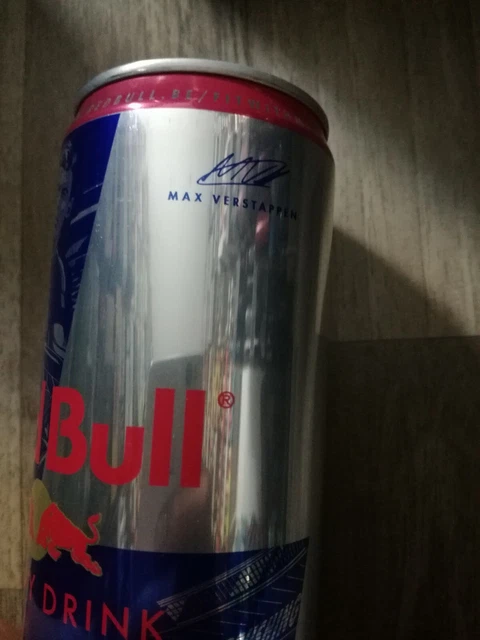 1 ENERGY DRINK Dose Red Bull Max Verstappen Voll Full 355ml Can Formel ...