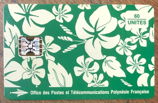 POLYNÉSIE PARÉO VERT RÉF PHONECOTE PF18a TÉLÉCARTE PHONECARD TARJETA ...