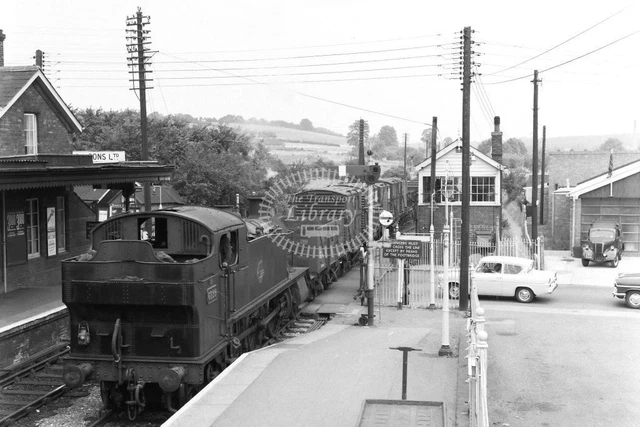 PHOTO BRITISH RAILWAYS Steam Locomotive Class BR ex GW 6100 6128 Bourne ...