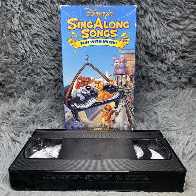 DISNEYS SING ALONG Songs - Fun With Music VHS Tape 1993 Volume 5 Kids Show Film £18.38 - PicClick UK