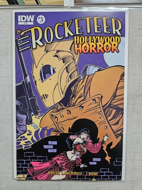 ROCKETEER HOLLYWOOD HORROR #1 #2 #3 2013 IDW Comics Lot Set $12.00 ...