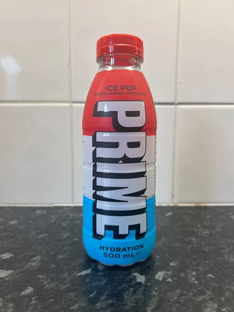 Prime Hydration Energy Drink 500ml By Logan Paul And Ksi Ice Pop 🍦1x