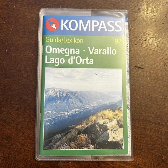 KOMPASS OMEGNA VERALLO Italian Hiking Map Laminated £12.30 - PicClick UK