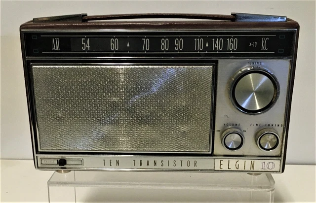 10 VINTAGE TRANSISTOR Radio Lot PANASONIC - ZENITH - RCA - GE BULOVA ...