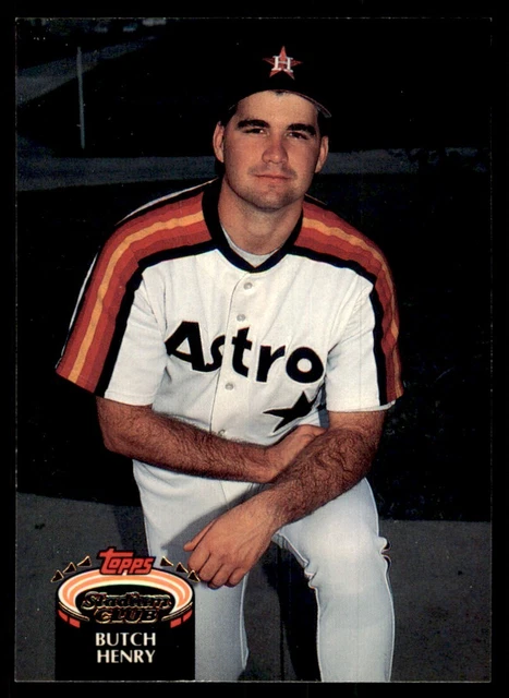 1992 STADIUM CLUB Butch Henry recrue Houston Astros #742 EUR 1,94 ...