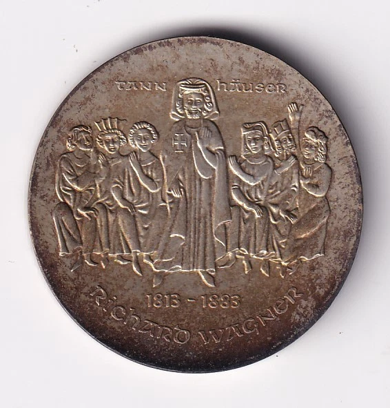 MÜNZE SILBER DDR 10 Mark 1983 Richard Wagner nsw-leipzig EUR 32,50 ...