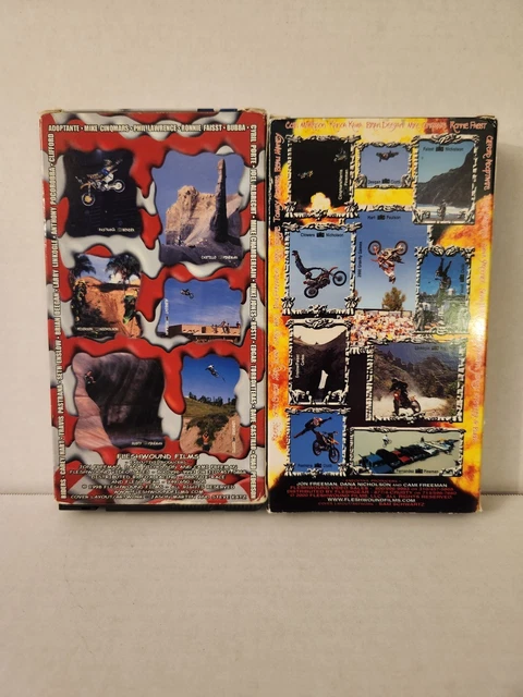 MOTOCROSS VHS LOT Crusty 4 - God Bless The Freaks & Crusty Demons The ...