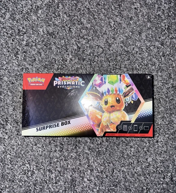 POKÉMON TCG SCARLET & Violet Prismatic Evolutions Surprise Box NEW & SEALED EUR 47,57 - PicClick IT