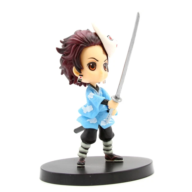 DEMON SLAYER - Chibi Tanjiro Kamado with Fox Mask 6" Figurine NEW EUR ...