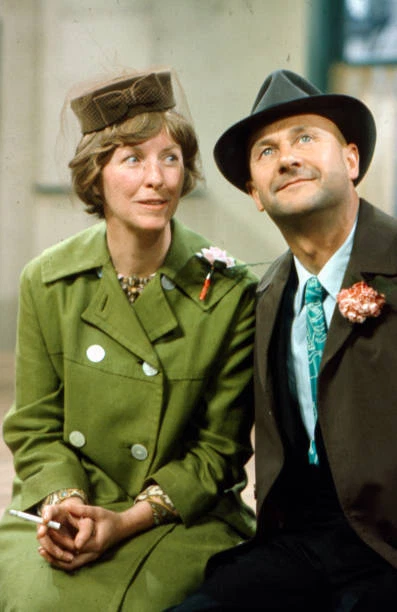 BETSY BLAIR WITH English Actor Donald Pleasence In A Scene Fr 1960s Old ...