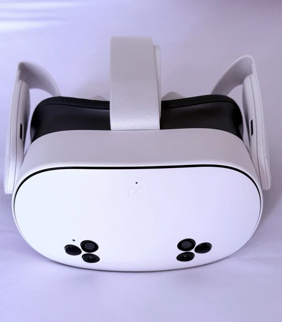 META QUEST 3S Virtual Reality Headset 128GB Mixed Reality, Boxed, No ...