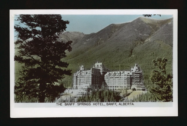 THE BANFF SPRINGS Hotel Banff Alberta, Banff Springs Hotel, Banff,- Old ...