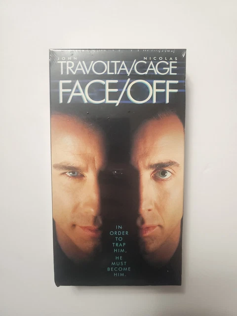 FACE/OFF (VHS 1997) Paramount John Travolta Nicolas Cage BRAND NEW ...