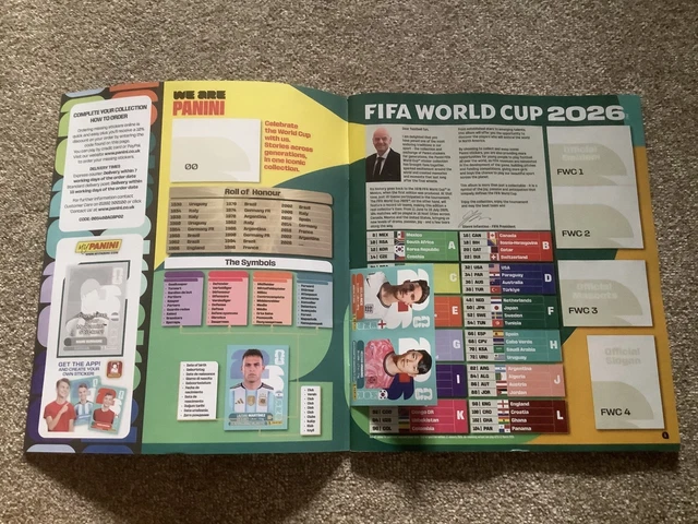 PANINI FIFA WORLD Cup (2026) Sticker Album (Excellent Condition ...