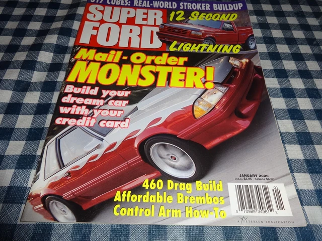 SUPER FORD MAGAZINE january 2000 FORD LIGHTNING F-150 PICKUP $9.99 ...
