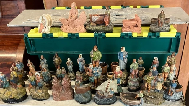 LOT DE SUJETS bord de mer Isle Adam en terre cuite EUR 176,00 - PicClick FR