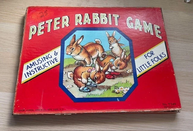 PETER RABBIT GAME 1940's - 1950's SAML GABRIEL, SONS & CO, T249 ...