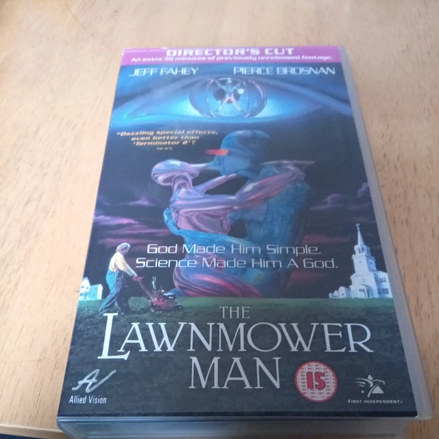 THE LAWNMOWER MAN The Director's Cut VHS - Stephen King PAL Video £10. ...