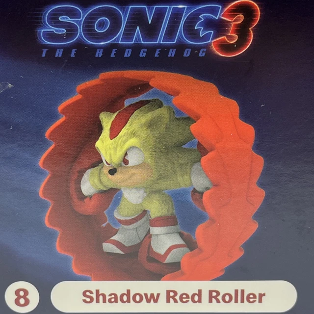 SONIC 3 THE Hedgehog 2024 McDonald’s Happy Meal Toys NEW No. 8 Shadow ...