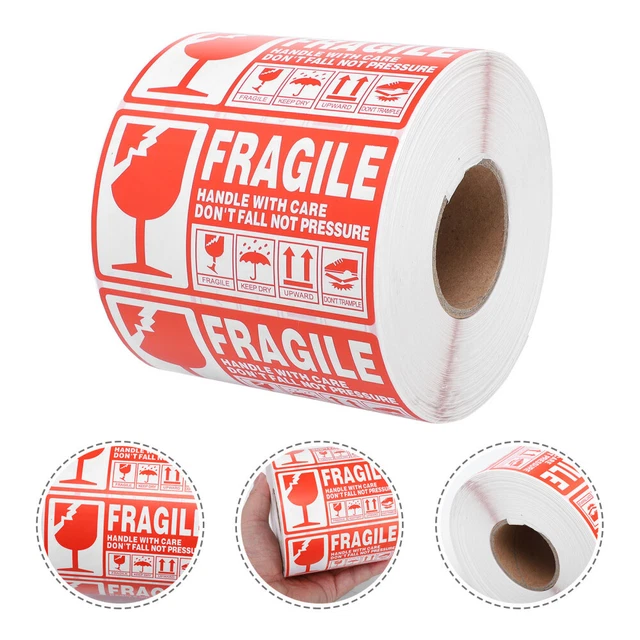 CARTONS FRAGILE STICKER Fragile Labels Please Handle Care Sticker £29. ...