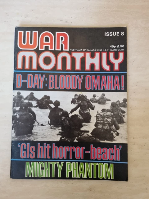 WAR MONTHLY MAGAZINE Issue 8 D-Day Bloody Omaha ! £4.99 - PicClick UK