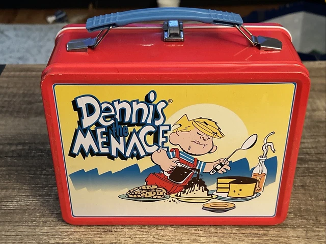 VINTAGE DENNIS THE Menace Metal School Lunch Box 2002 by Bosley Boxes ...