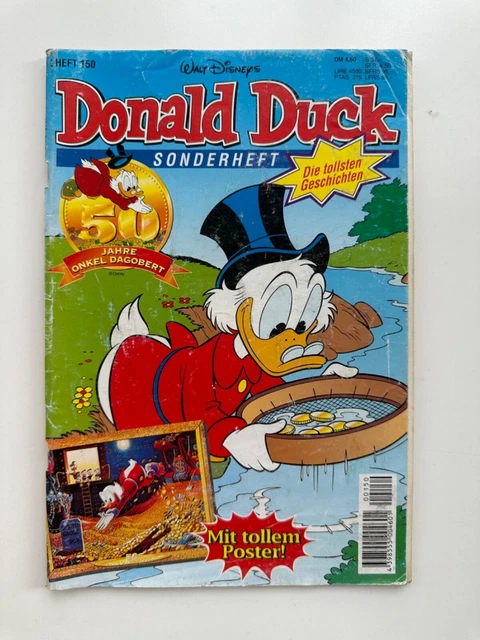 DONALD DUCK SONDERHEFT Nr. 150 -Walt Disney Mit Beilage Poster – 1996 Ehapa EUR 2,00 - PicClick DE