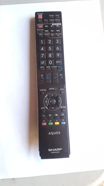 GENUINE USED SHARP Aquos GA864WJSA LC52LE820X LC46LE820X LC40LE820X T V ...