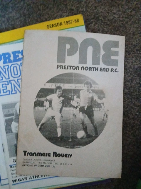 PRESTON NORTH END Football Programmes x 11 From The 1970s Until Season ...