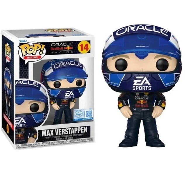 FUNKO POP ORACLE Red Bull Racing Max Verstappen with USA Helmet #14 *9 ...