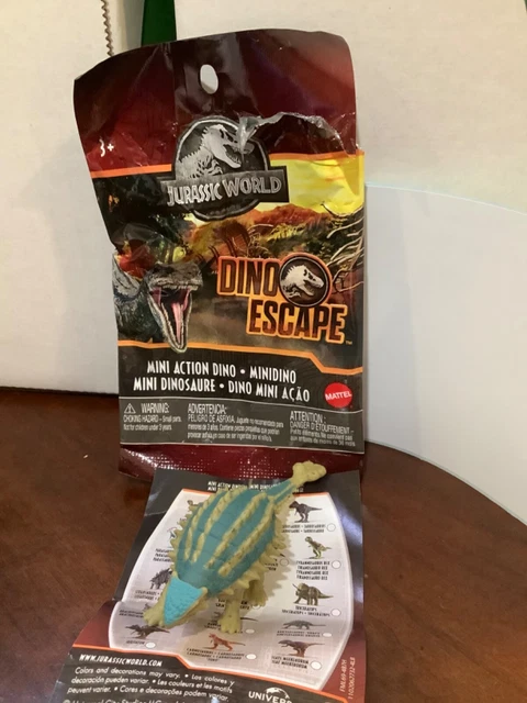 JURASSIC WORLD DINO Escape Mini Action Dino Ankylosaurus Adult Bumpy ...